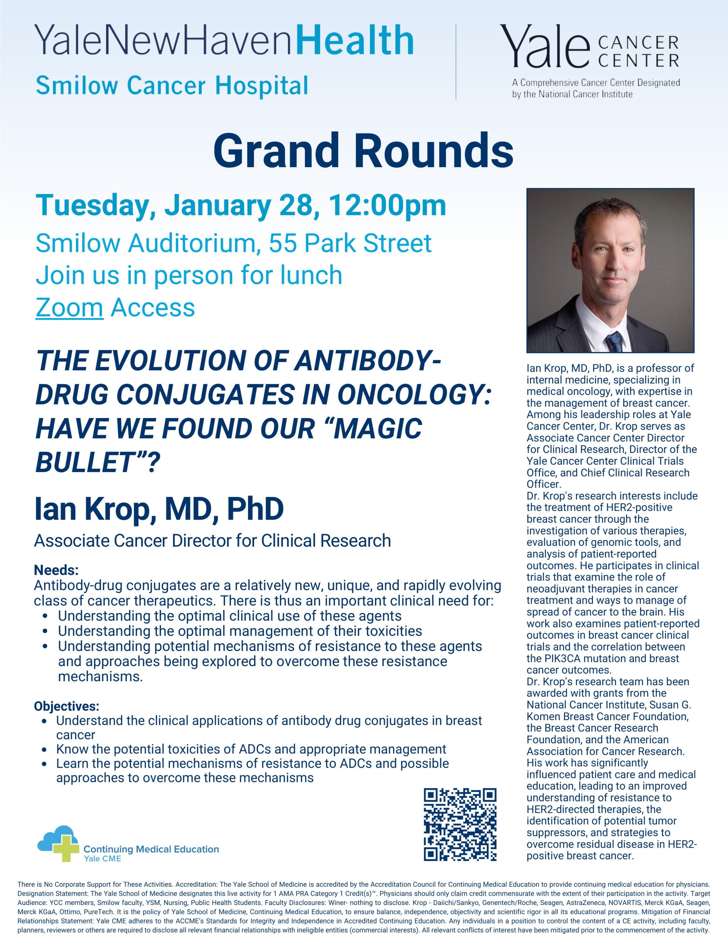 Yale Cancer Center Grand Rounds: The Evolution of Antibody Drug ...
