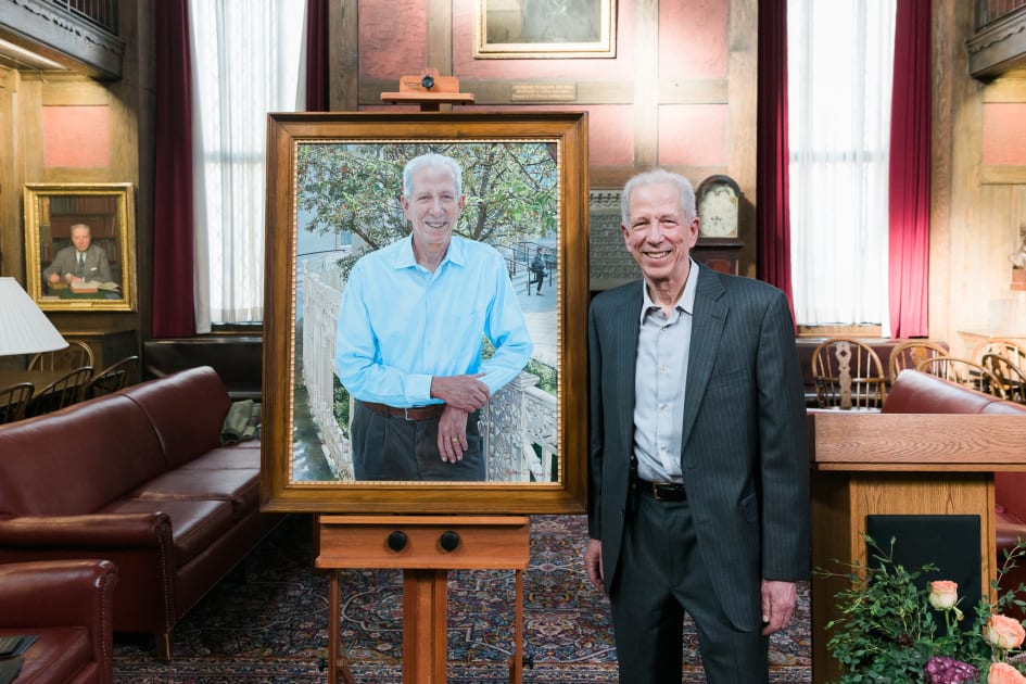 Portrait Unveiling Honors Former Dean Robert J. Alpern
