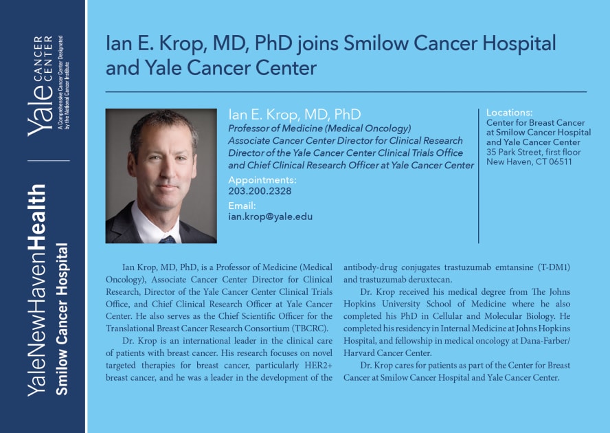 Meet Dr. Ian Krop | Yale School of Medicine