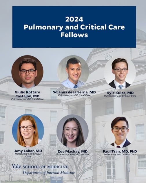 Announcing the 2024 Pulmonary, Critical Care and Sleep Medicine Fellows! | Yale School of Medicine