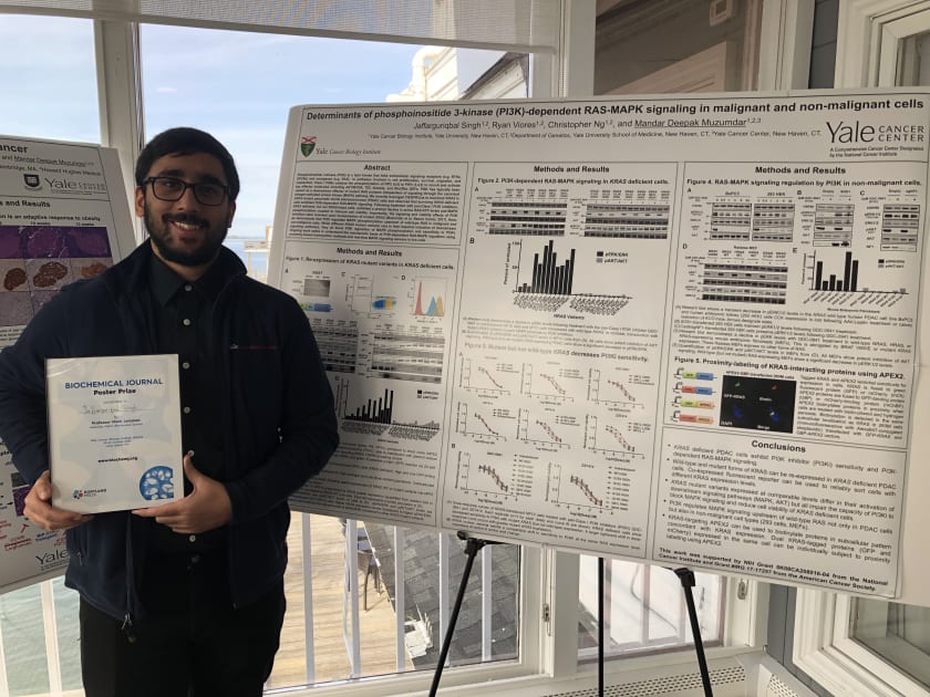 Jaffar wins best poster award at inaugural Yale Cancer Biology ...