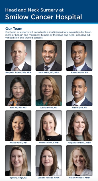 Head and Neck Surgery at Smilow Cancer Hospital | Yale School of Medicine