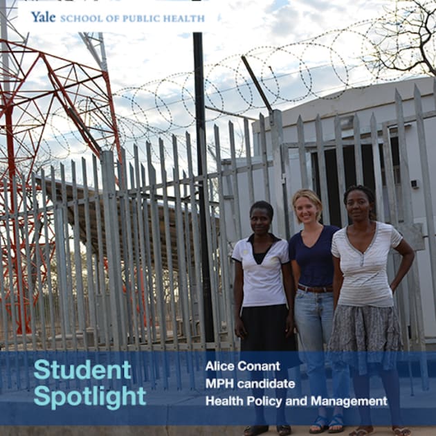 Student Spotlight - Alice Conant | Yale School of Public Health