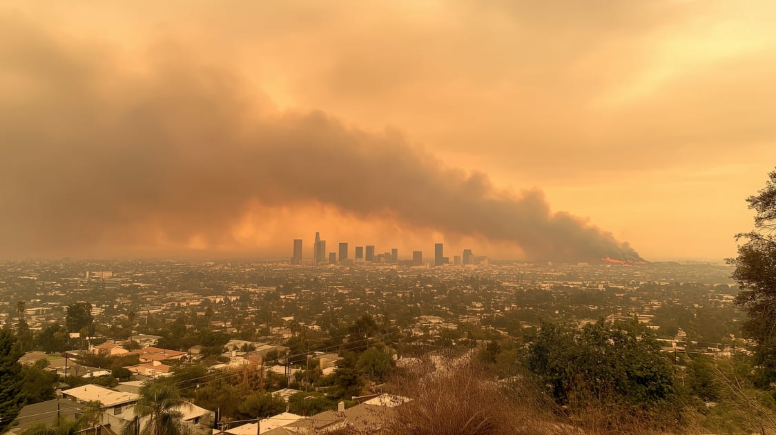 In California Wildfires, Climate and Health Collide