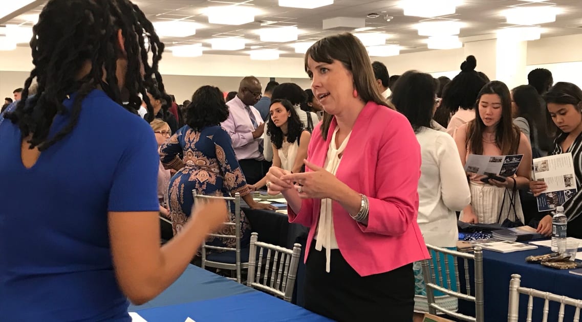 Meridith Cayer presents at the Yale University Pre-Health Conference ...