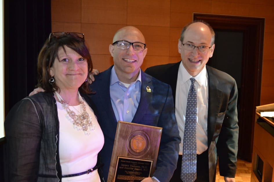 Co-founders of Avielle Foundation honored with department's Research ...