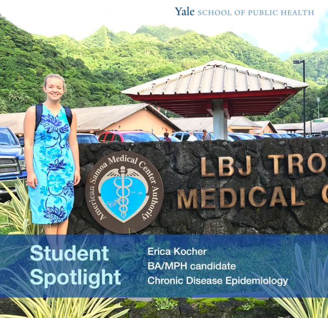 Student Spotlight – Erica Kocher | Yale School of Public Health