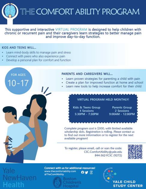 Comfort Ability Program Helps Kids Manage Chronic Pain